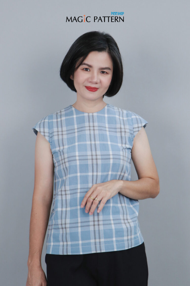 เสื้อผ้าผู้ใหญ่สวยๆ ดูดีมีสไตล์ 10 แบบ แพทเทิร์นเสื้อออกงาน เสื้อลำลอง เสื้อขาวไปวัด Magic ...